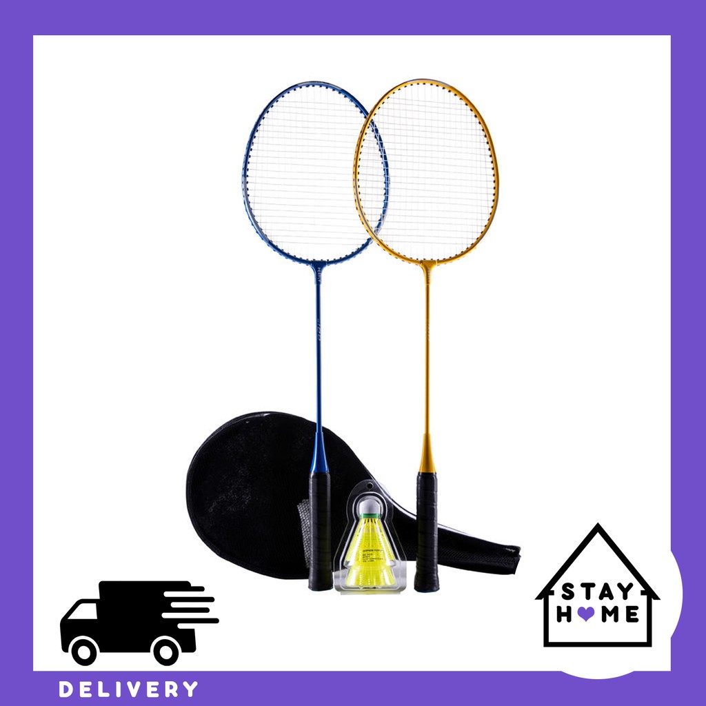 PERFLY ชุดแร็คเกตแบดมินตันสำหรับผู้ใหญ่ที่เพิ่งหัดเล่นรุ่น BR 100 ...