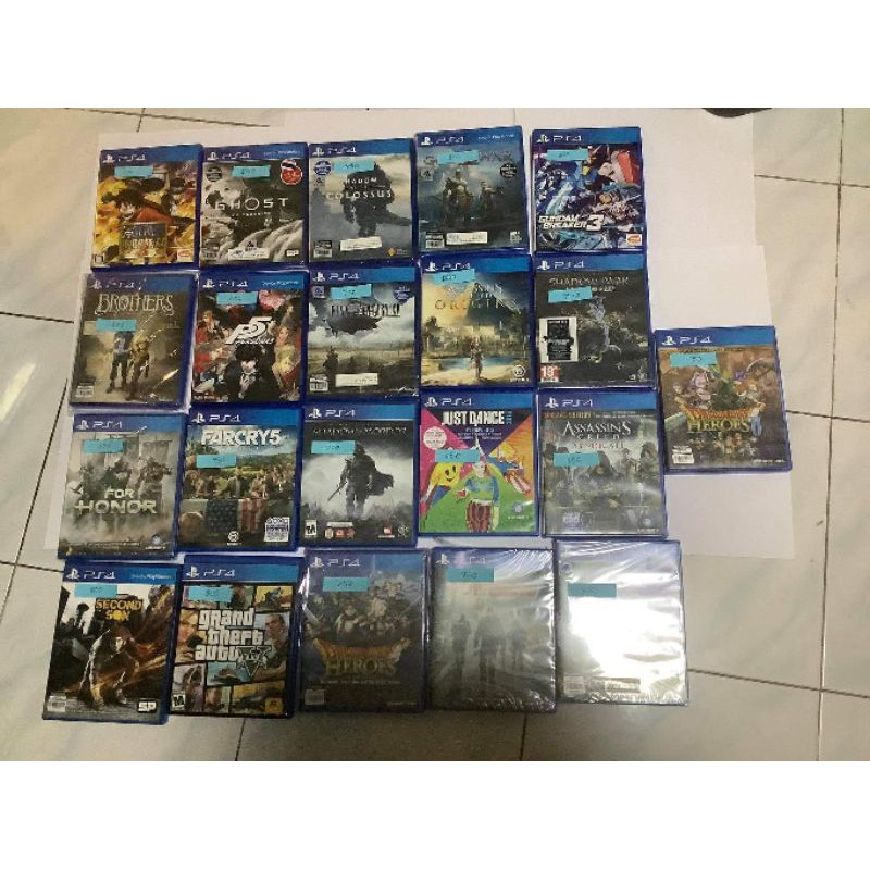 แผ่นเกม ps4 มือสองครับ (ปรับราคาแล้ว แต่ยังไม่ได้ถ่ายรูปครับ) | Shopee ...