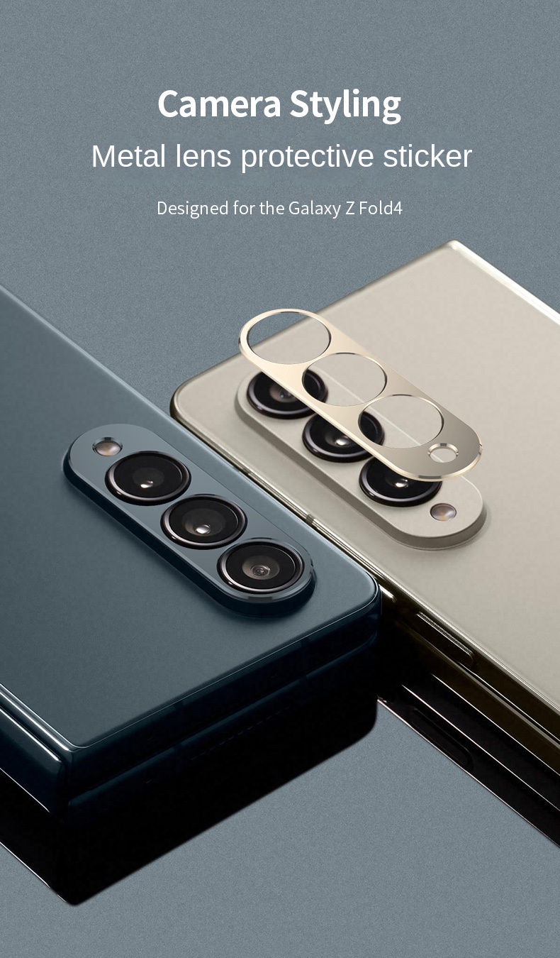 ตัวป้องกันเลนส์กล้องด้านหลัง อะลูมิเนียมอัลลอย ผิวด้าน สําหรับ Samsung ...