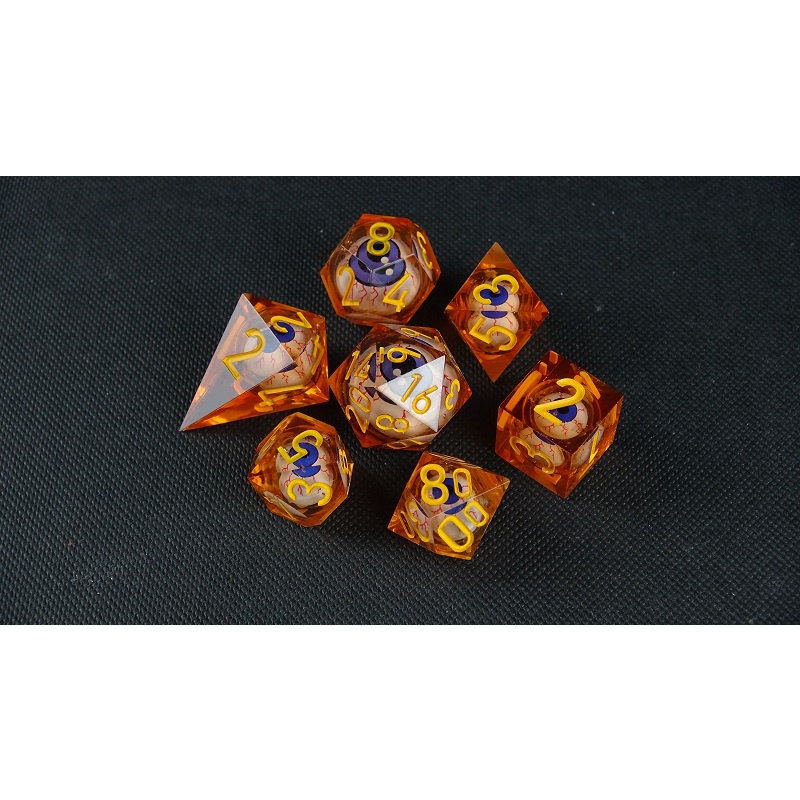 Eye rolling dice ลูกเต๋า Polyhedral Dice Set | Shopee Thailand