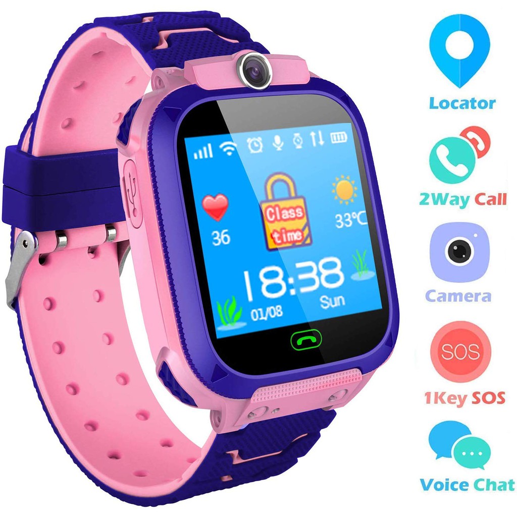 V4 4D Q12 Smartwatch for Kids Children GPS Waterproof นาฬิกาโทรศัพท์ ...
