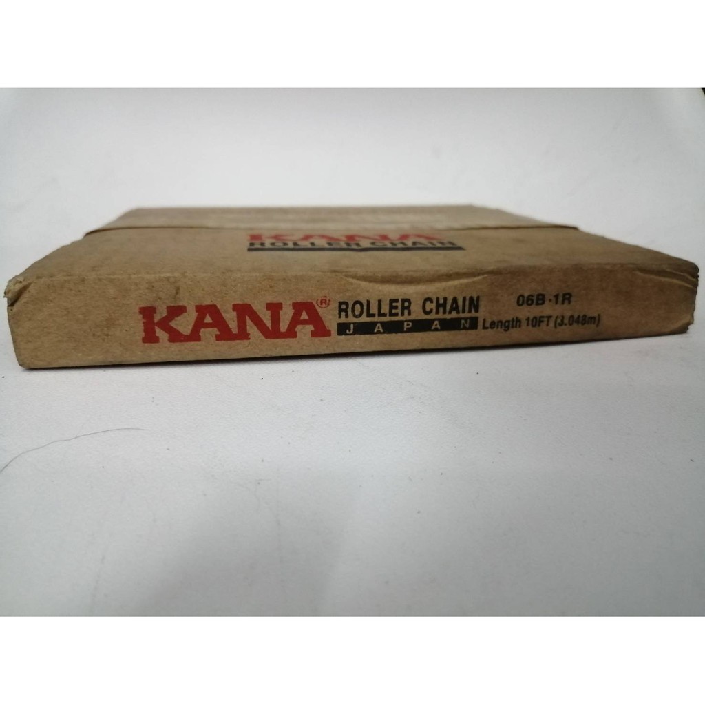 KANA โซ่เดี่ยวเบอร์ 06B-1R 10ฟุต = 1กล่อง โซ่ส่งกำลัง โซ่ลำเลียง KANA Roller Chain 06B-1R KANA ...