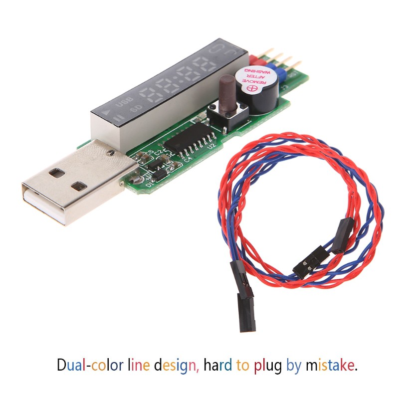 นาฬิกาข้อมือ usb watchdog v 9 . 0 สีฟ้า | Shopee Thailand