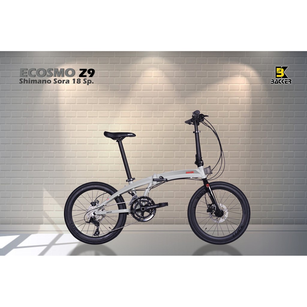 จักรยานพับ อลู Backer Ecosmo Z9 | Shopee Thailand