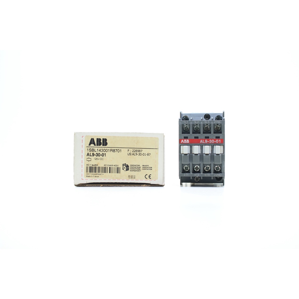 AL9-30-01 ABB MAGNETIC CONTACTOR ABB AL9-30-01 ABB 1SBL143001R8101 ...