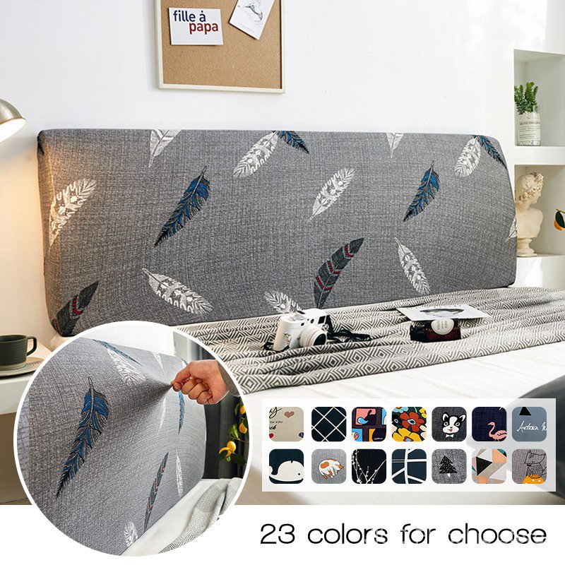 Jiud ผ้าคลุมหัวเตียง แบบยืดหยุ่น ลาย Twin Queen King ถอดออกได้ | Shopee ...
