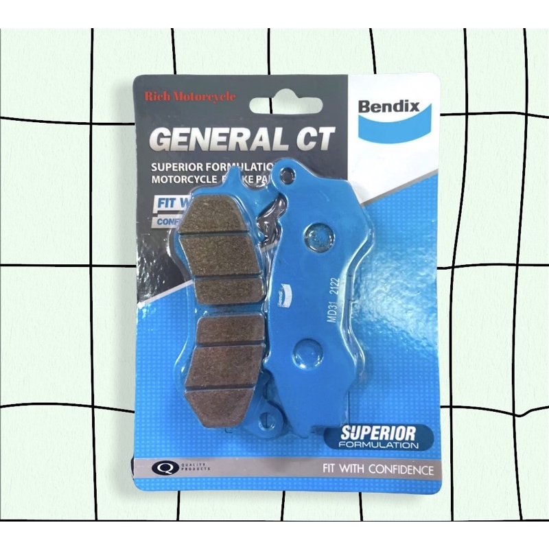ผ้าเบรค Bendix MD 31 (HONDA PCX, NEW SCOOPY I, ZOOMER-X) | Shopee Thailand