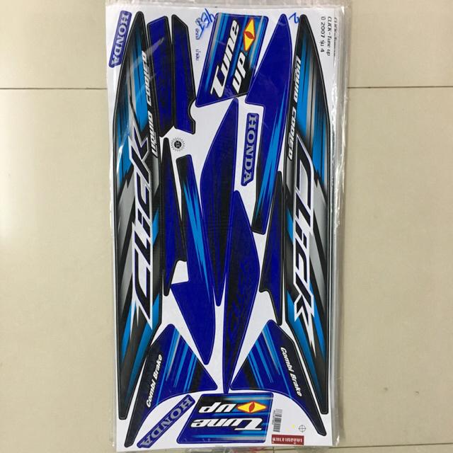 สติ๊กเกอร์ CLICK Tune Up (2007) คลิก จูนอัพ ปี 2007 เคลือบเงาแท้ ...