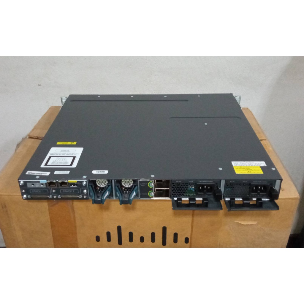 Cisco Catalyst WS-C3750X-48P-S L3 Switch Stackable 48 10/100/1000 ...