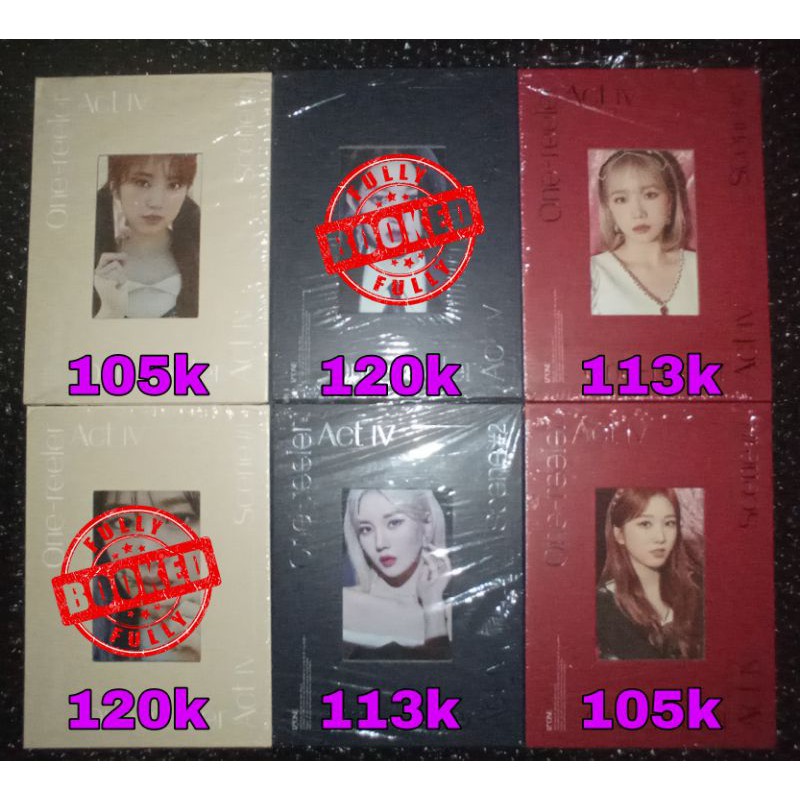 อัลบั้มเท่านั้น IZONE/IZ*หนึ่ง 4th Mini Album Act IV One Reeler Cover Nako, Wonyoung, Yujin ...