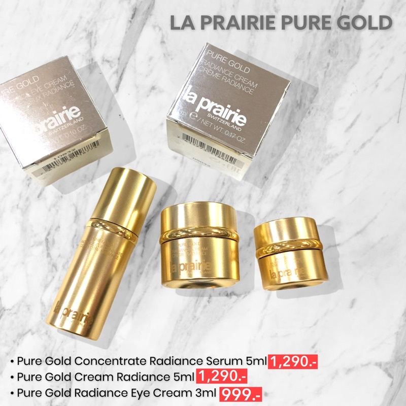 📍สินค้าเคาเตอร์แท้💯% #คอลเลคชั่นรุ่นใหม่ล่าสุด LA PRAIRIE " PURE GOLD ...