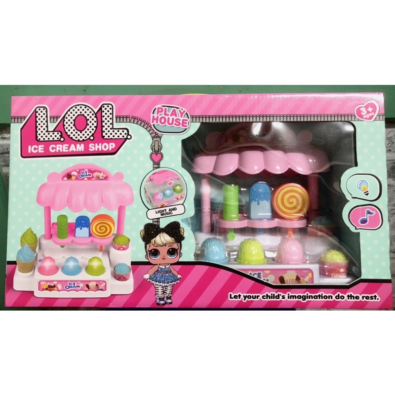 LOL Ice cream shop ร้านไอศครีม #LOL #ของเล่นร้านไอศครีม LOL | Shopee ...