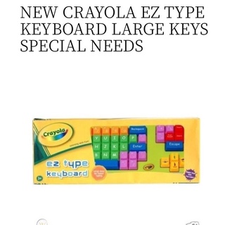ของใหม่ Crayola EZ Type Keyboard แป้นพิมพ์คอมพิวเตอร์ภาษาอังกฤษสำหรับ ...