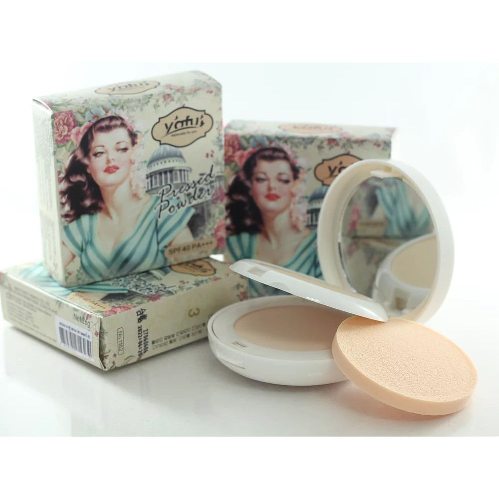แป้งเจ้าหญิง ยาฟู แป้ง 2 ชั้นผสมรองพื้น YAFU 1162 Flawless Powder ...