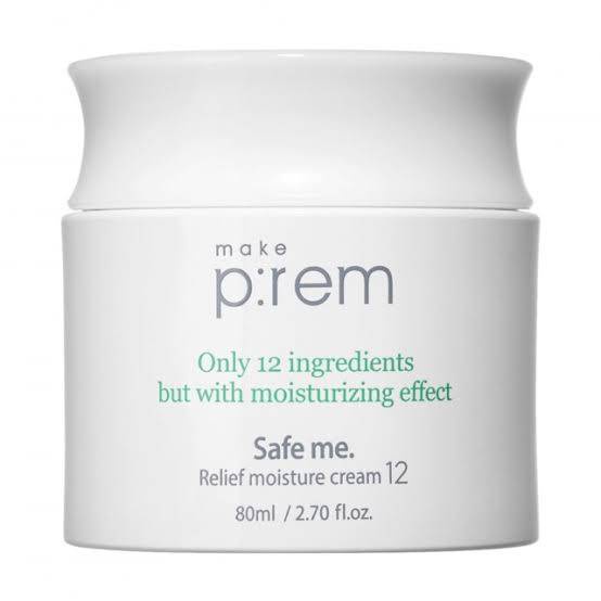 [สินค้าเกาหลีของแท้100%_พร้อมส่ง] Make Prem - Safe Me Relief Moisture Cream 80ml | Shopee Thailand