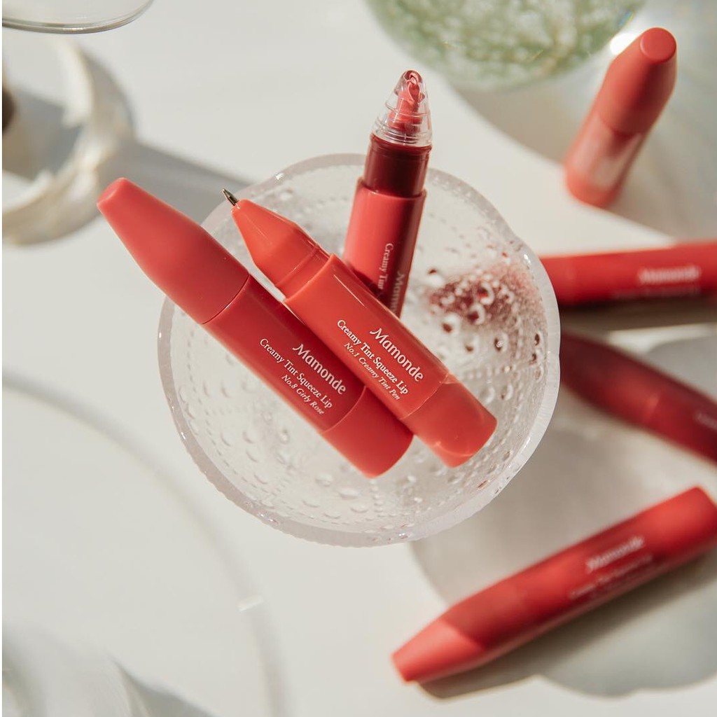ใหม่ !!! (ของแท้/พร้อมส่ง) Mamonde Creamy Tint Squeeze Lip | Shopee ...