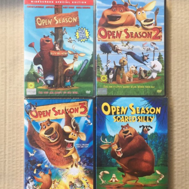 Open Season 1-4 (DVD)/คู่ซ่า ป่าระเบิด 1-4(ดีวีดี) | Shopee Thailand