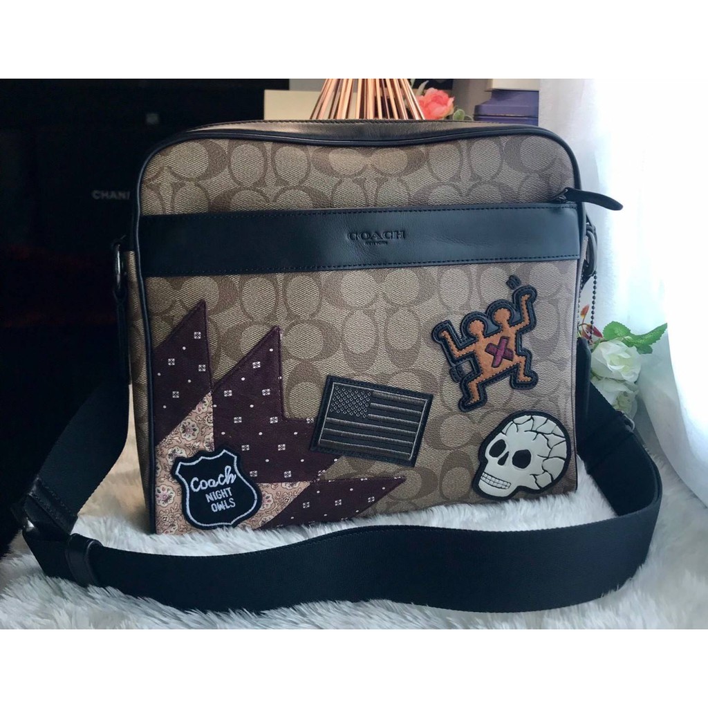 Coach แท้ ️ พร้อมส่ง กระเป๋าสะพายข้างผู้ชาย รุ่น Limited | Coach Keith ...