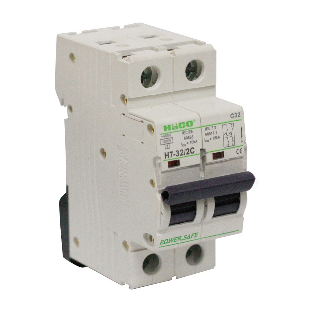 HACO เบรกเกอร์ MCB BREAKER มาตรฐาน IEC60898-1995 ป้องกันไฟเกิน รุ่น H7 ...