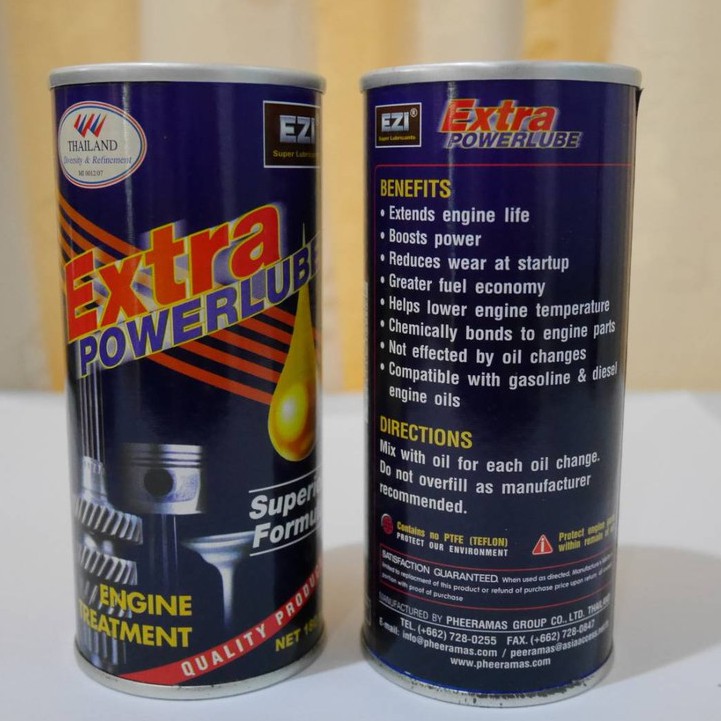 สารเสริมประสิทธิภาพในเครื่องยนต์ Extra POWERLUBE ขนาด 180 ml | Shopee Thailand