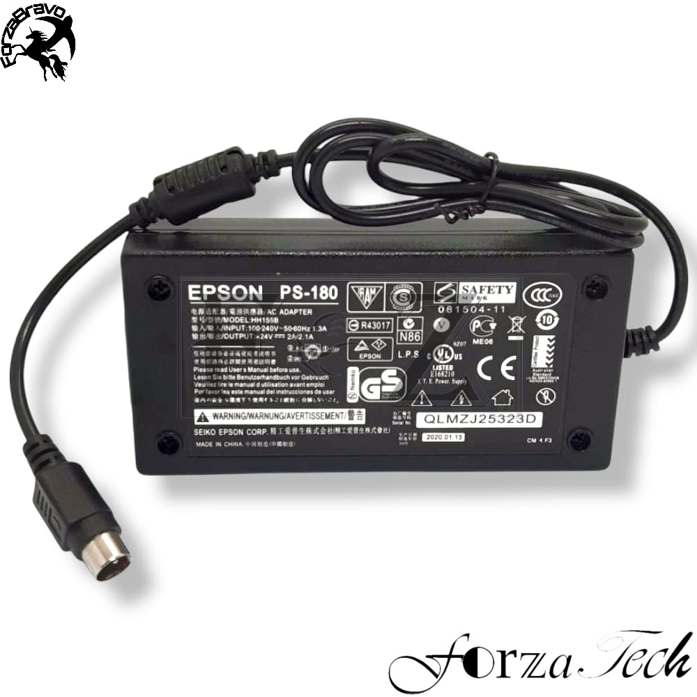 EPSON อะแดปเตอร์ 24V 2A 3 PIN PS-180 M159A สําหรับ H6000III H5000II ...