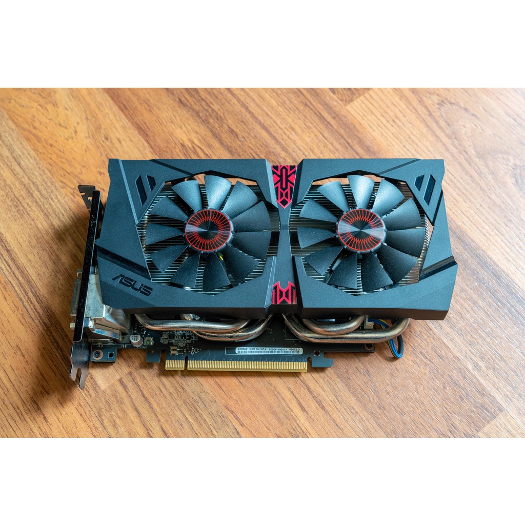 มือสอง พัดลมคู่ Geforce GTX 960 (2GB) ASUS STRIX DC2OC 2GD5 DDR5 การ์ด ...