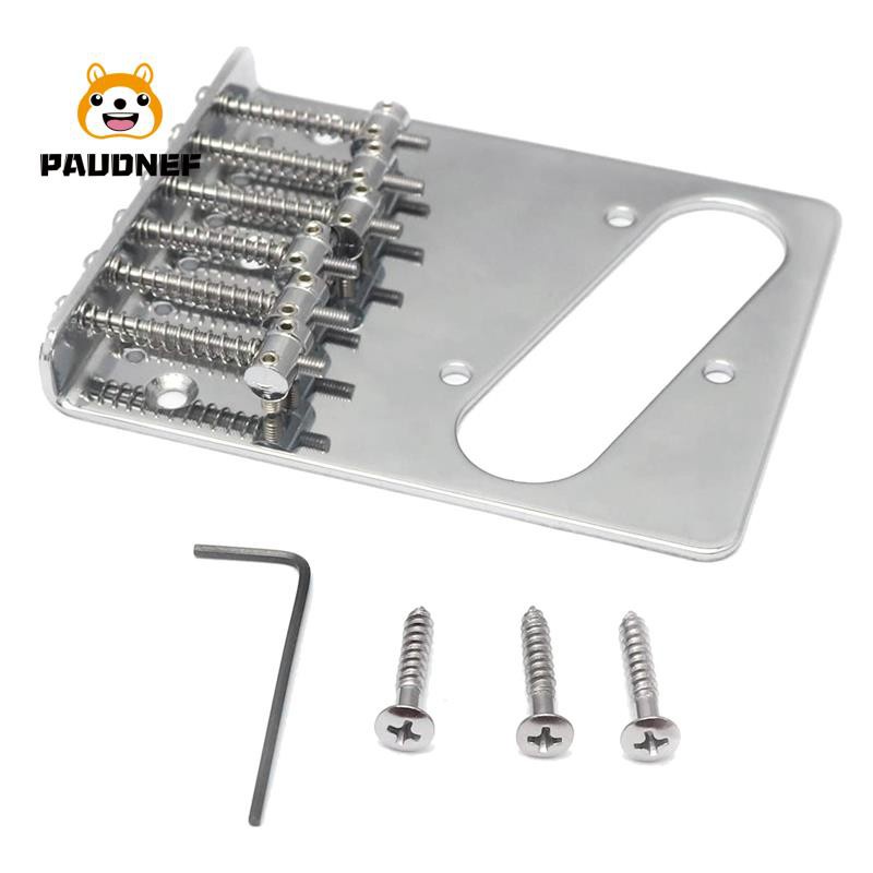 6 Strings Saddle Top Loader Bridge for Tele Telecaster Style Guitar ...