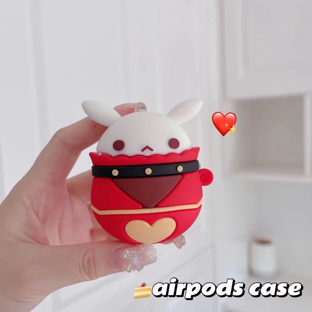 เคสซิลิโคนลายกระต่ายน่ารักสําหรับ Airpods 1 2 3 Pro cover cute Klee ...