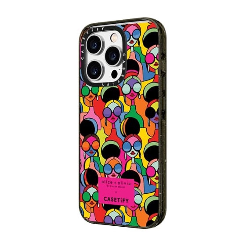 Casetify Alice+Olivia x CASETiFY Rainbow Stace Face Impact Case (Pre ...