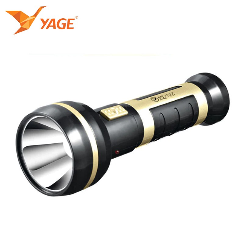 YAGE ไฟฉาย LED 1 ดวง รุ่น Great Distance ส่องไกล YG-3731 1.5W สีดำทอง | Shopee Thailand