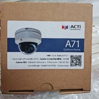 กล้องวงจรปิด ACTi A71 4MP Outdoor Dome Camera | Shopee Thailand