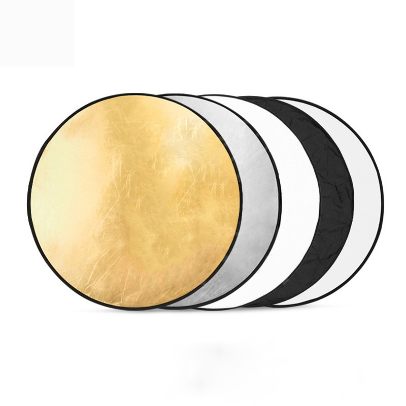 กล้อง Reflector 80 cm. 5in1 แผ่นสะท้อนแสง Reflect ร่มทะลุ แผ่นกรองแสง ...