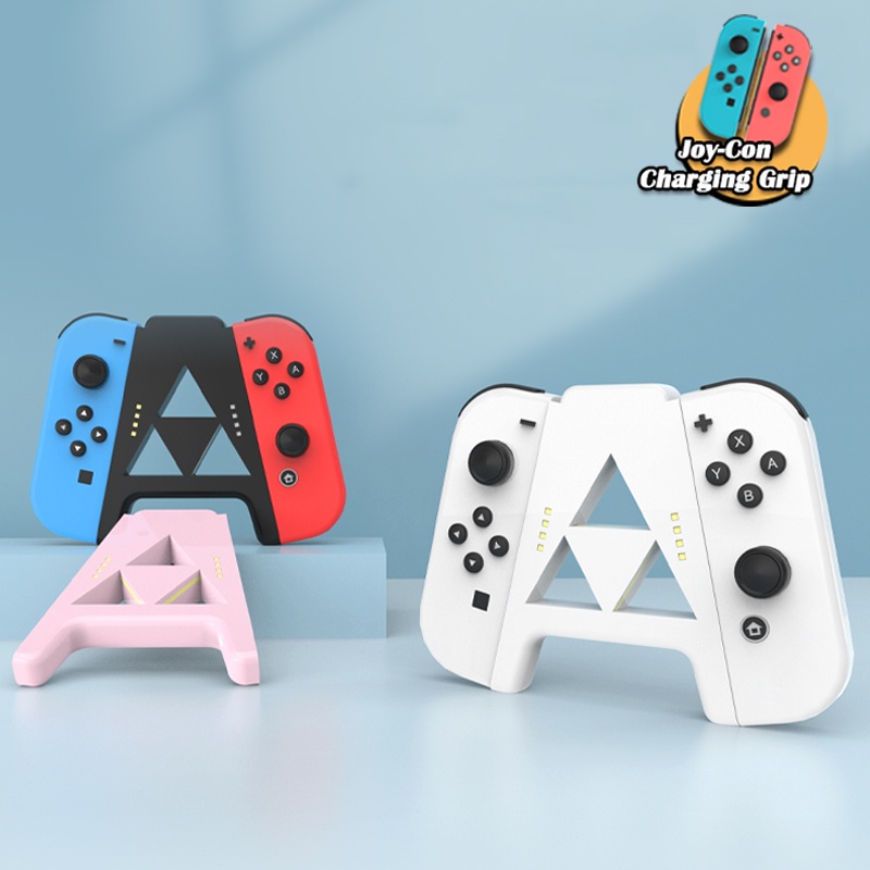 แท่นชาร์จ ขนาดเล็ก พร้อมพอร์ต Type-C USB C สําหรับ Nintendo Switch Oled NS JoyCon | Shopee Thailand