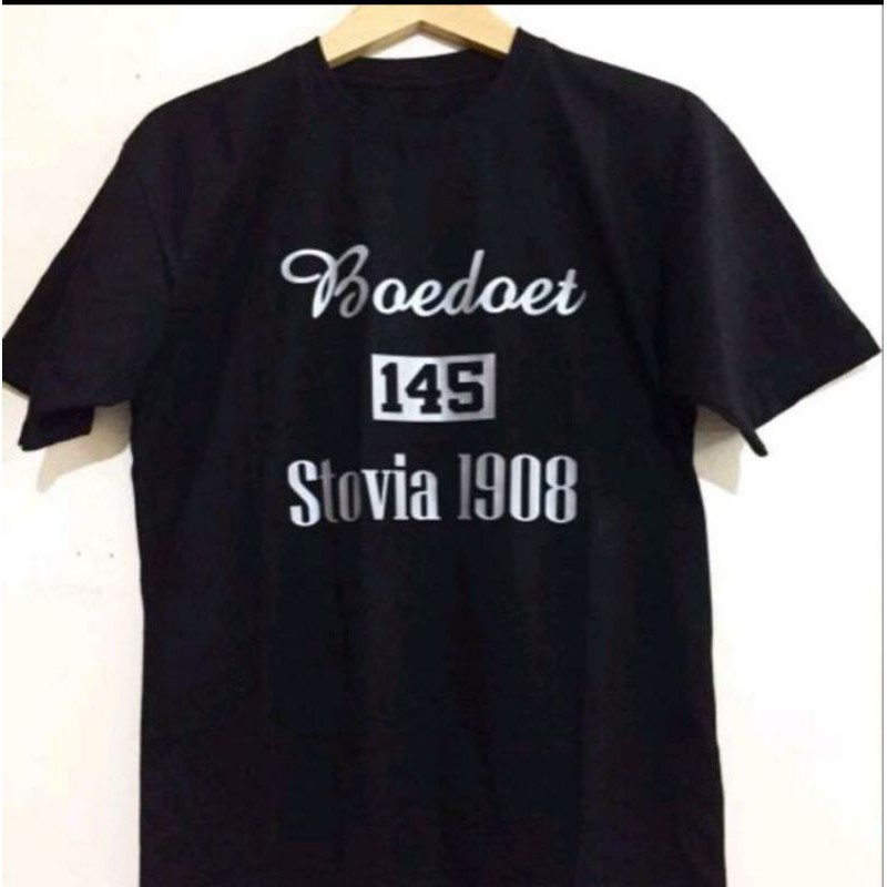 Boedoet เสื้อยืดผ้าฝ้าย 100% พิมพ์ลาย COMBED 30S ไม่มีความร้อน | Shopee ...