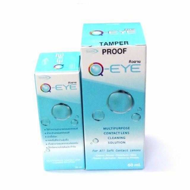 Q-eye น้ำยาแช่&ล้างคอนแทค | Shopee Thailand