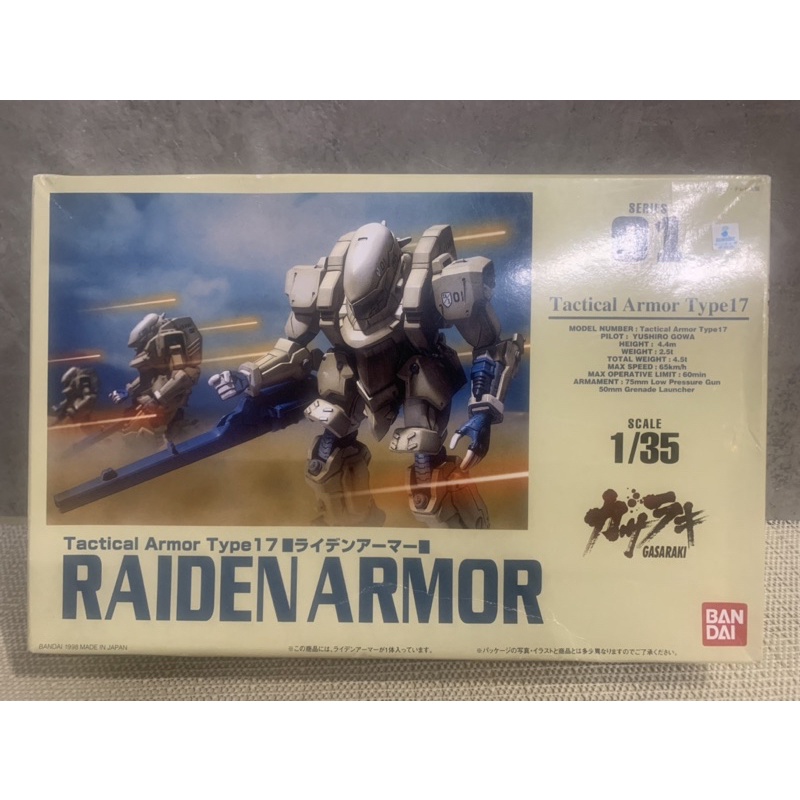 Bandai Gasaraki Raiden Armor 1/35 | Shopee Thailand
