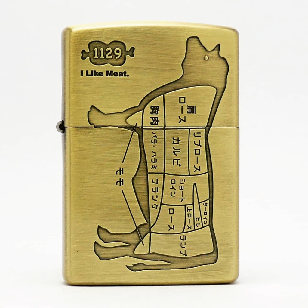 Zippo ZA-5-173A ซิปโป้ญี่ปุ่น I Like Meat - Beef ของแท้ รับประกันตลอด ...