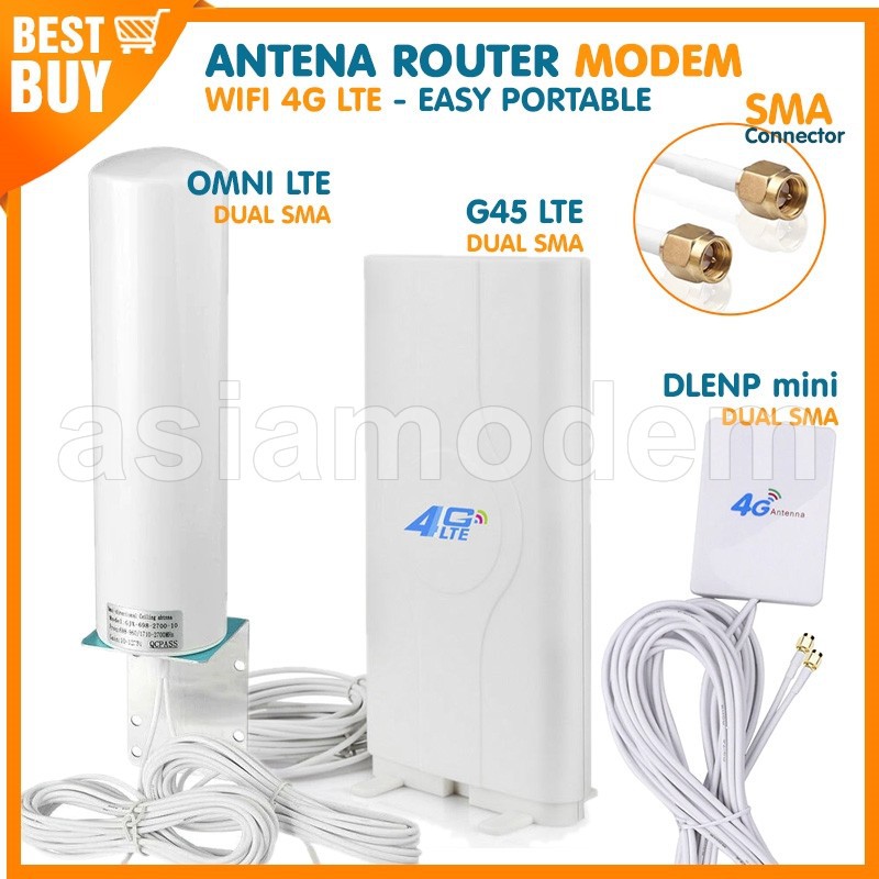 เสาอากาศ 4G LTE MODEM WIFI Router SMA TPLINK ORBIT Huawei Tenda BOLT ...