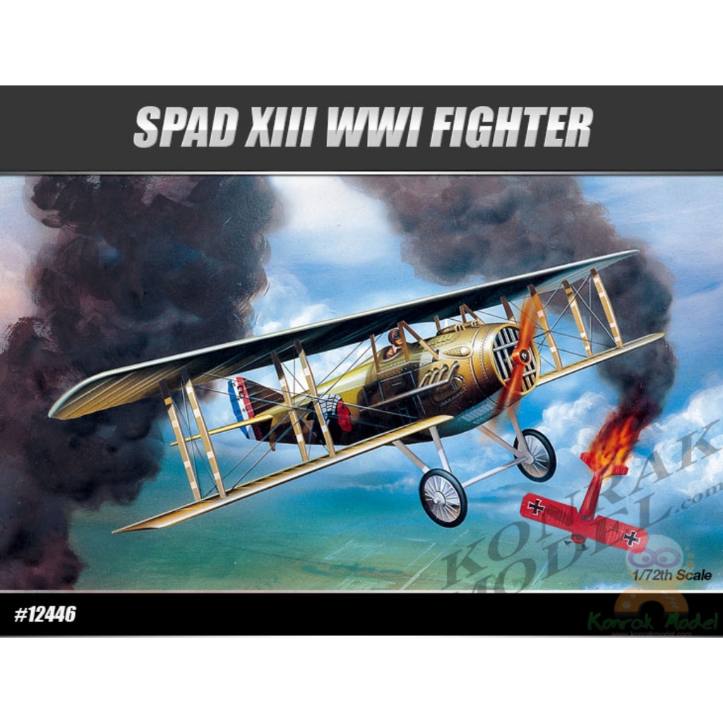 ACADEMY 12446 SPAD XIII WWI FIGHTER [1/72] | Shopee Thailand