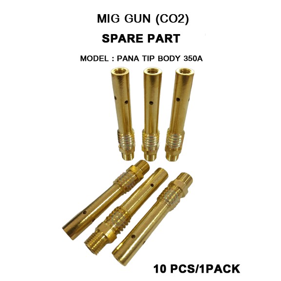 PANA TIP BODY Tip Holder อะไหล่ปืนเชื่อม MIG CO2 200A 350A และ 500A 1 ...