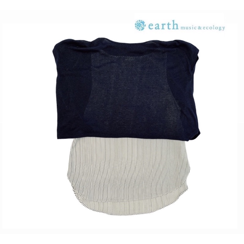 เสื้อครอปนอก Earth Musicandecology มือสอง ญี่ปุ่น Shopee Thailand
