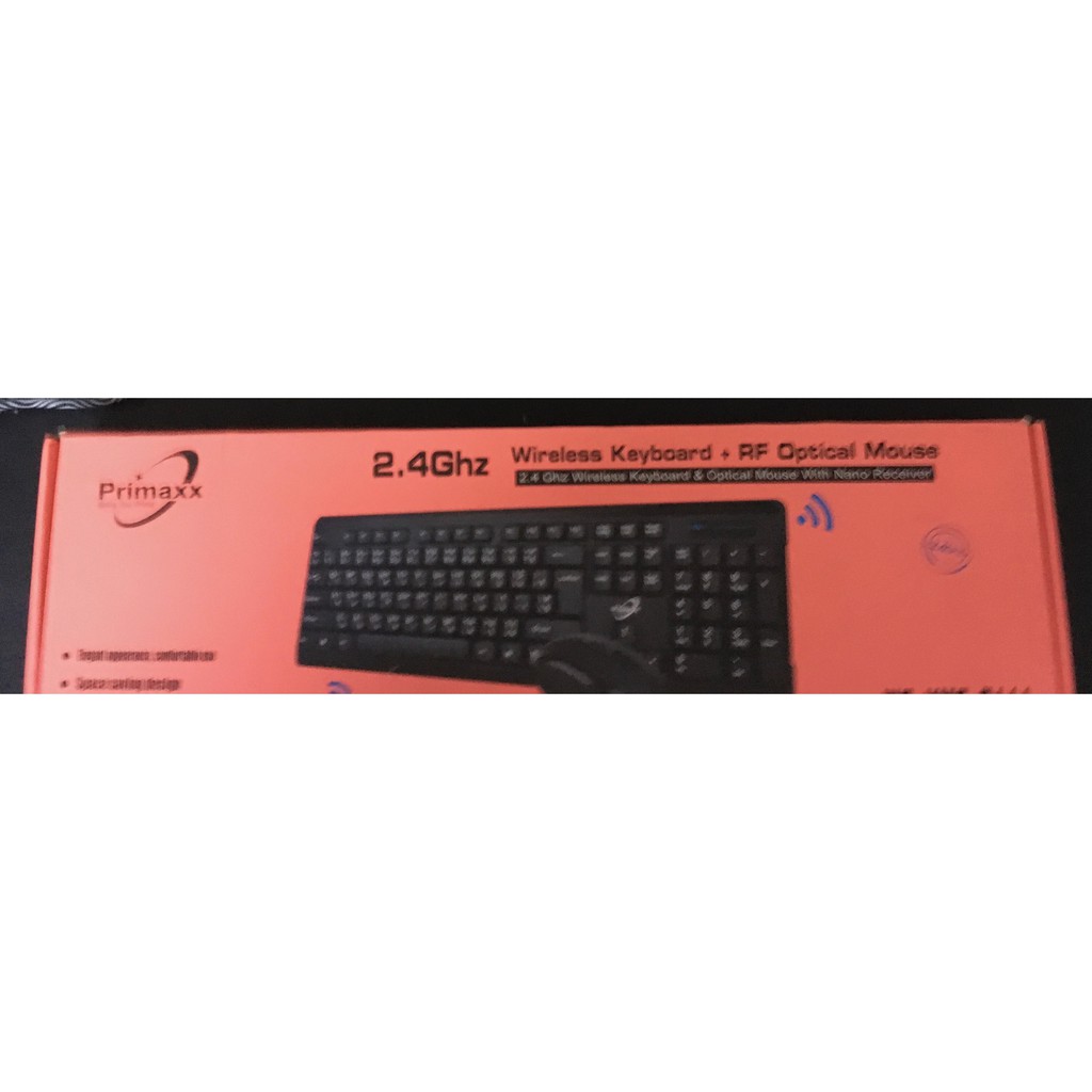 Primaxx 2.4Ghz Wireless Keyboard คีย์บอร์ดไร้สาย | Shopee Thailand