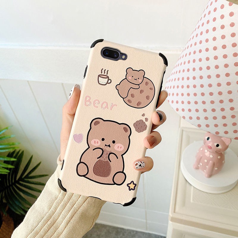 OPPOa5เปลือกโทรศัพท์pbam00การ์ตูนใหม่ตาข่ายสีแดงป้องกันการล่มสลาย ...