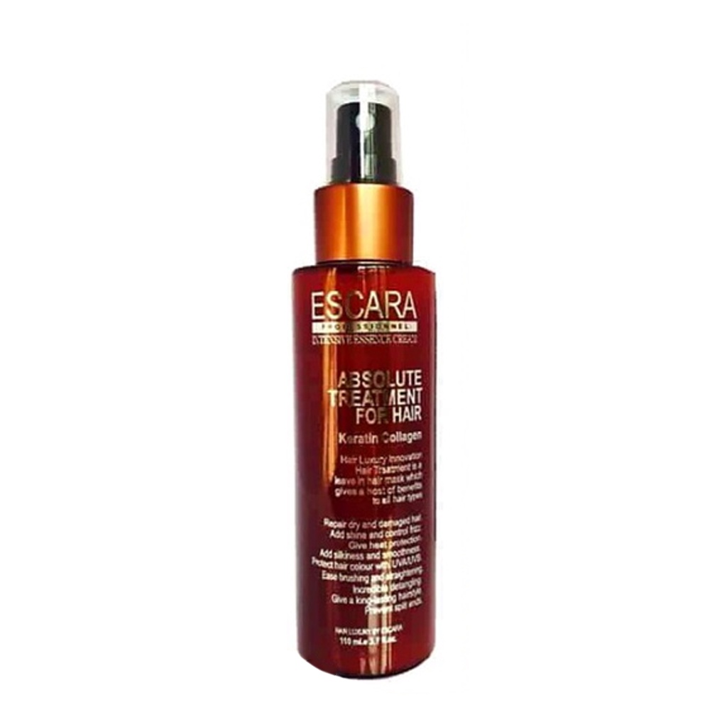 สเปรย์ทรีทเม้นท์เคราติน&คลอลาเจน ESCARA Absolute Treatment Spray 110ml ...