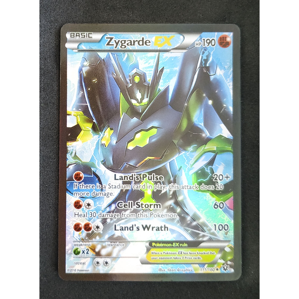 Zygarde EX 111/160 ซีการ์ด Pokemon Card Vivid Series ภาษาอังกฤษ ...