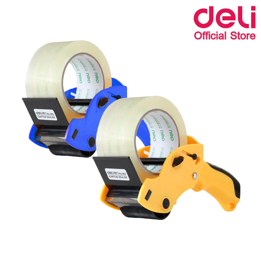 ที่ตัดOpp Deli 803 Carton Sealer อุปกรณ์ตัดเทปปิดกล่อง-มีสีน้ำเงินและ ...
