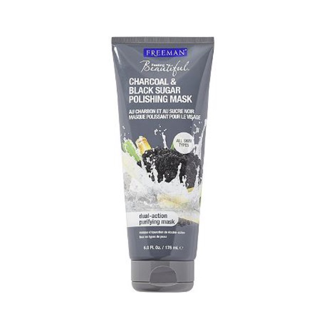 Freeman Charcoal & Black Sugar Polishing Mask 175ml | Shopee Thailand