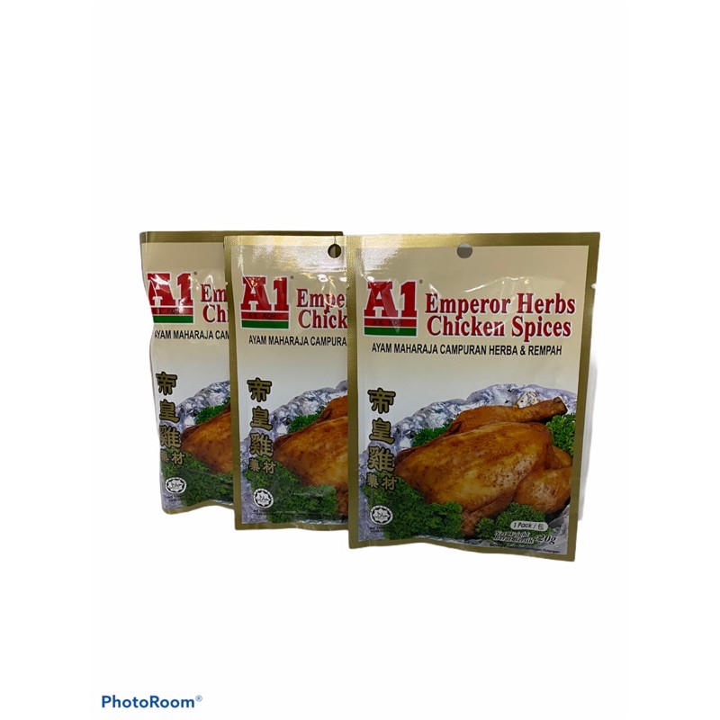 A1 EMPEROR HERBS !! CHICKEN SPICES สีขาว ไก่ย่างสมุนไพร สูตร จักรพรรดิ ...