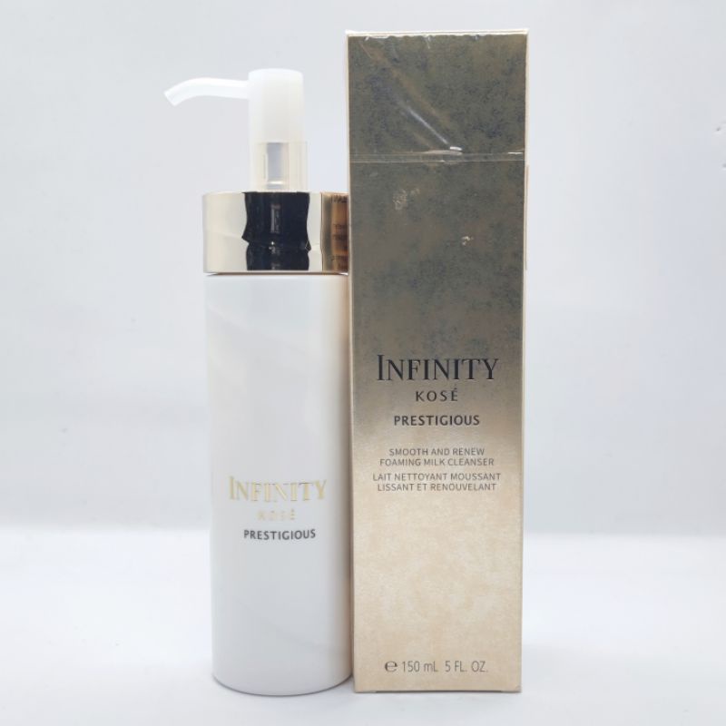INFINITY KOSÉ PRESTIGIOUS Smooth and Renew Foaming Milk Cleanser 150 ml ...