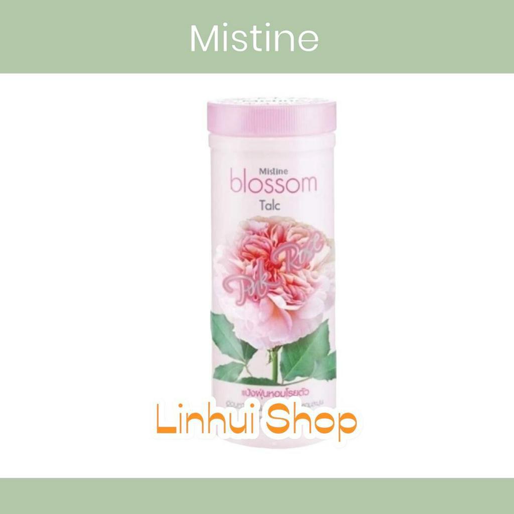 mistine blossom talc Pink Rose 100 g แป้งฝุ่นหอมโรยตัว อ่อนหวาน โรแมนติก หมดอายุ เดือน 04/2024 ...